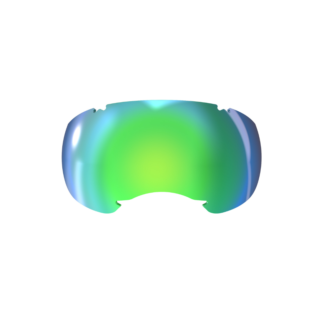 REXSPECS V2 ドッグゴーグル替えレンズ グリーンミラー